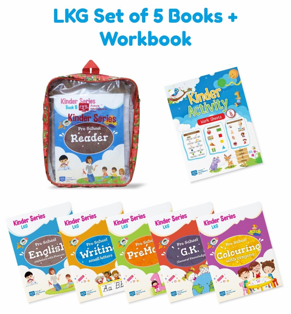 LKG All In One (5 Text Books + Worksheets + BEN10 Bag) – Future ...