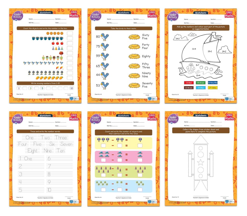 UKG Activity Worksheets – Future Intelligence Books