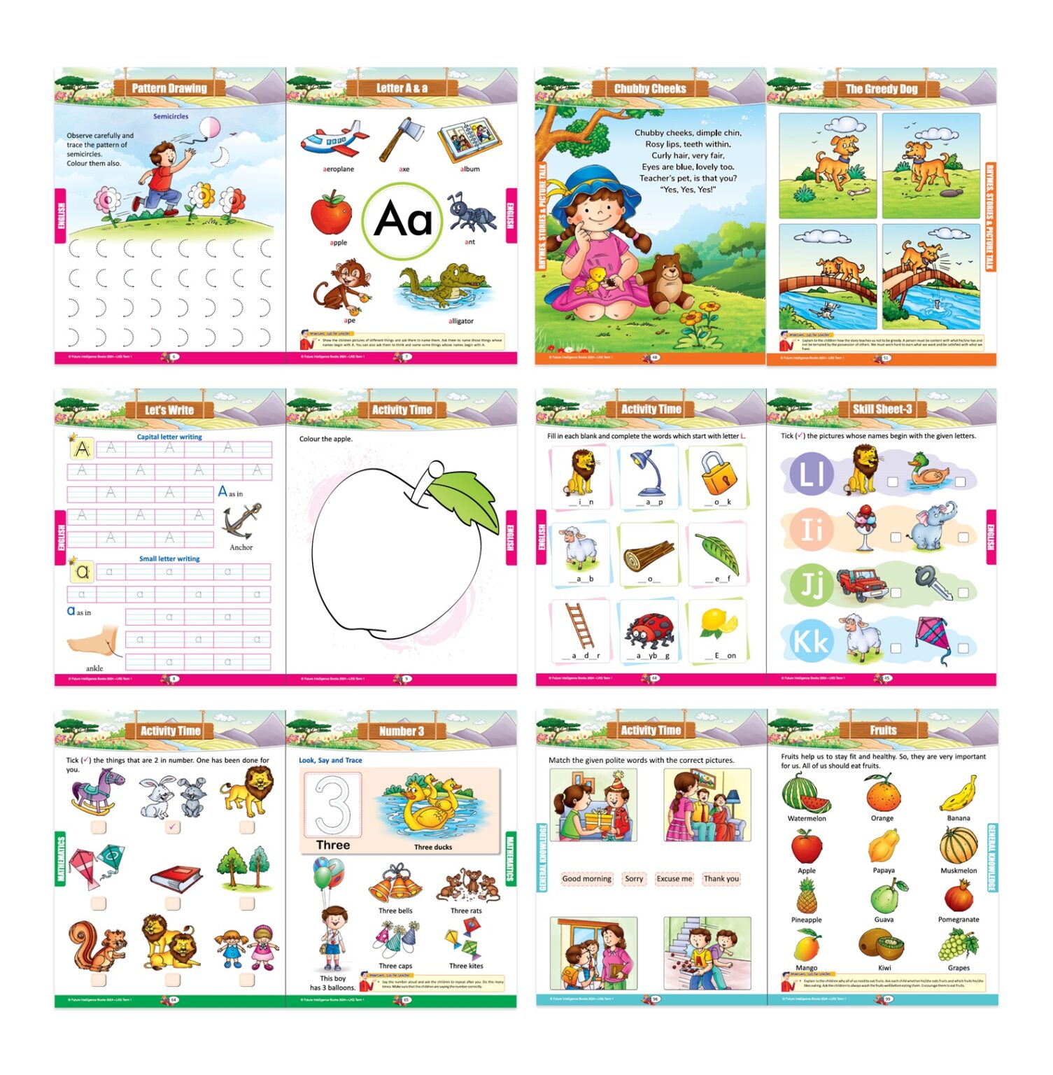 Little Kingdom LKG Term Books – Future Intelligence Books
