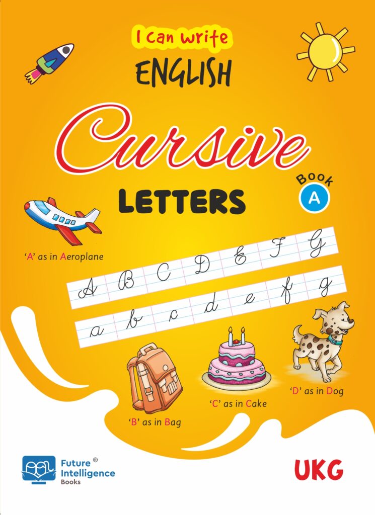 UKG English Cursive ABC CAPITAL and small Letter Copy Writing Book ...